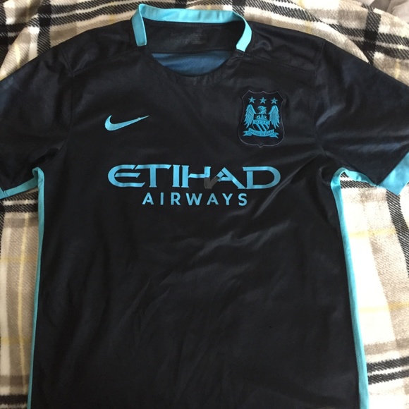 Nike | Shirts | Man City 2516 Away Kit Authentic | Poshmark